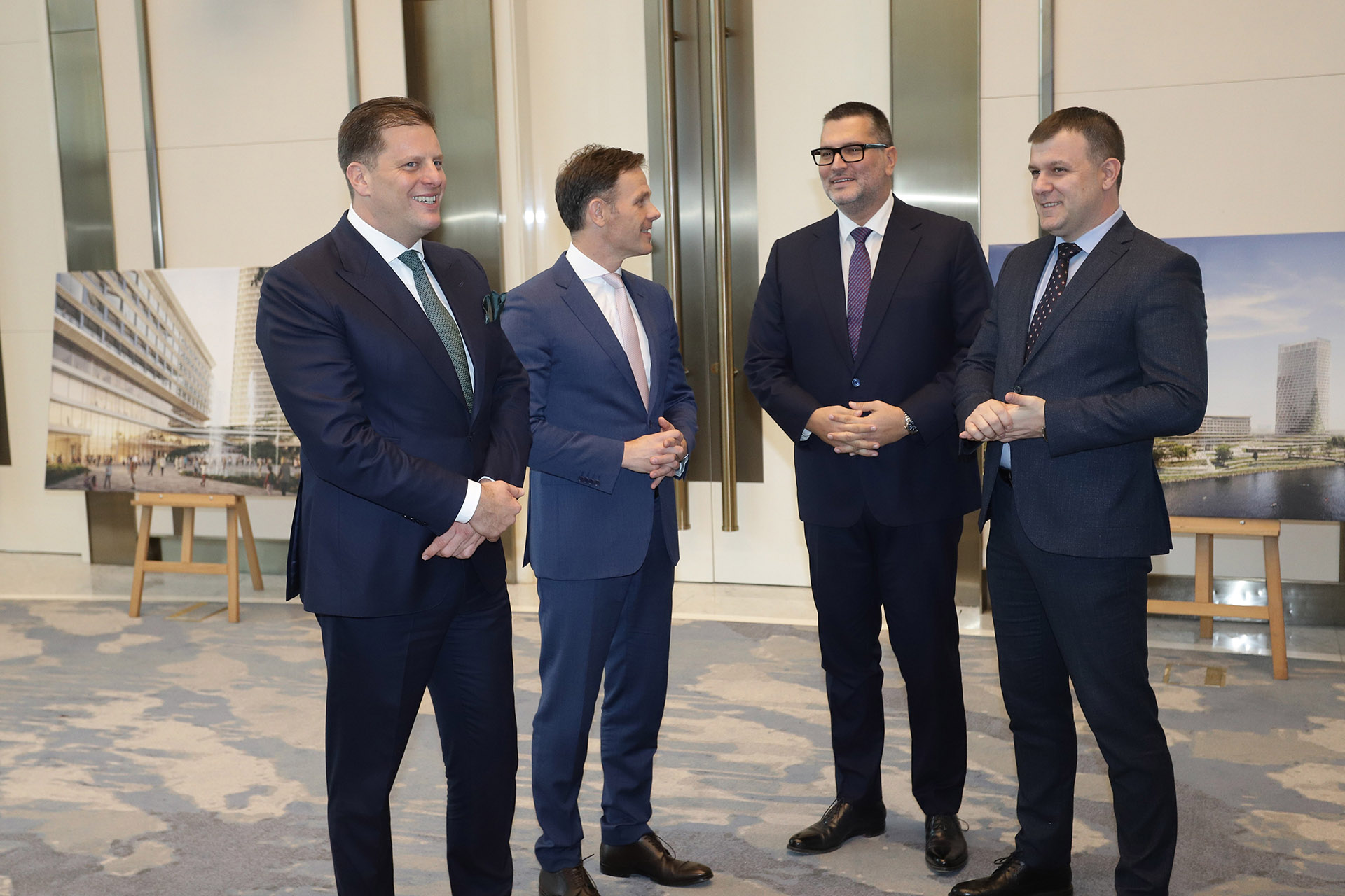 Signed contract between Millennium Team and Marriott International ...